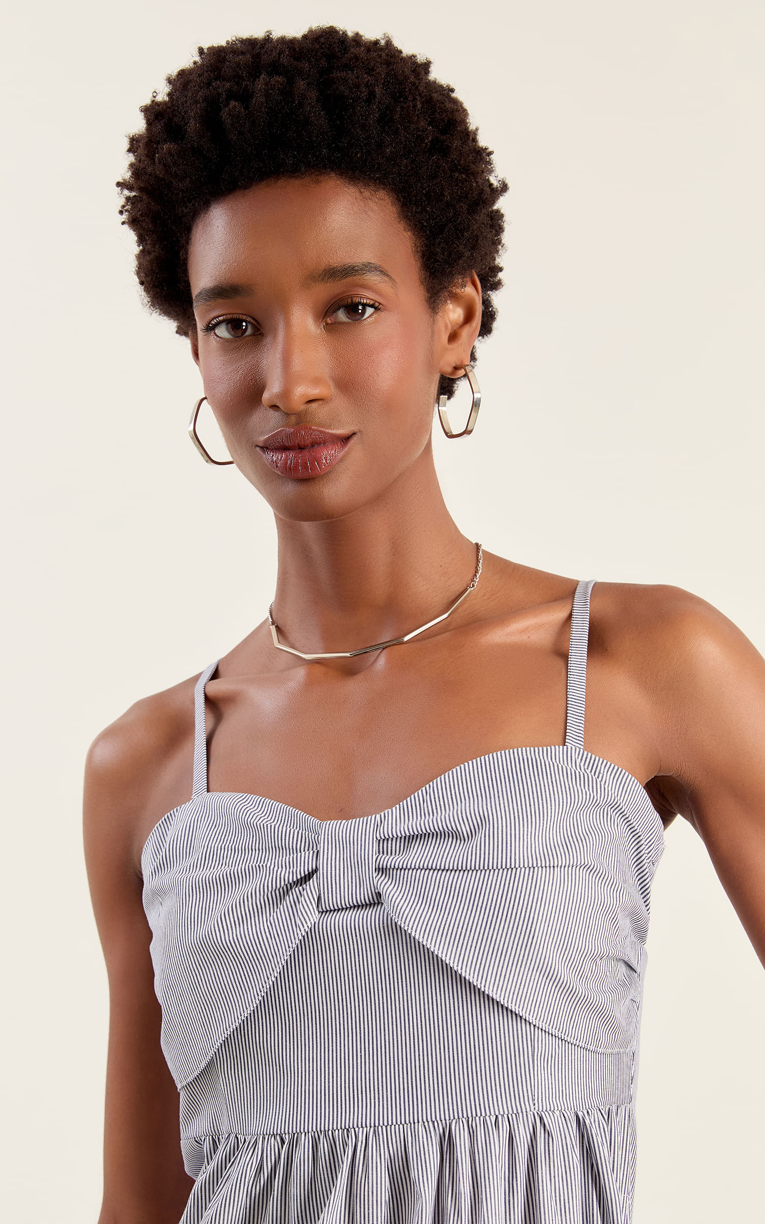 VESTIDO LONGO LISTRAS - LIZIE