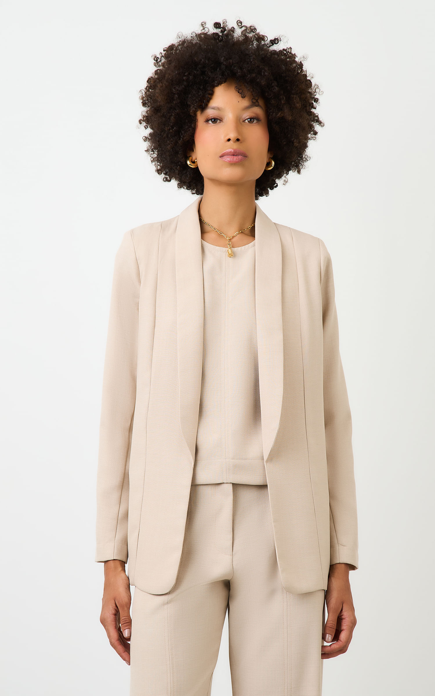 BLAZER BLANC BASIC - LIZIE